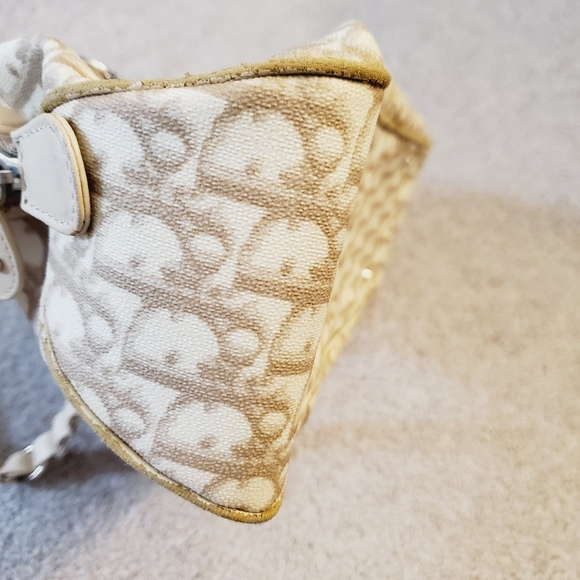 Dior | Bags | Vintage Beige Dior Monogram Diorissimo Trotter Romantique ...